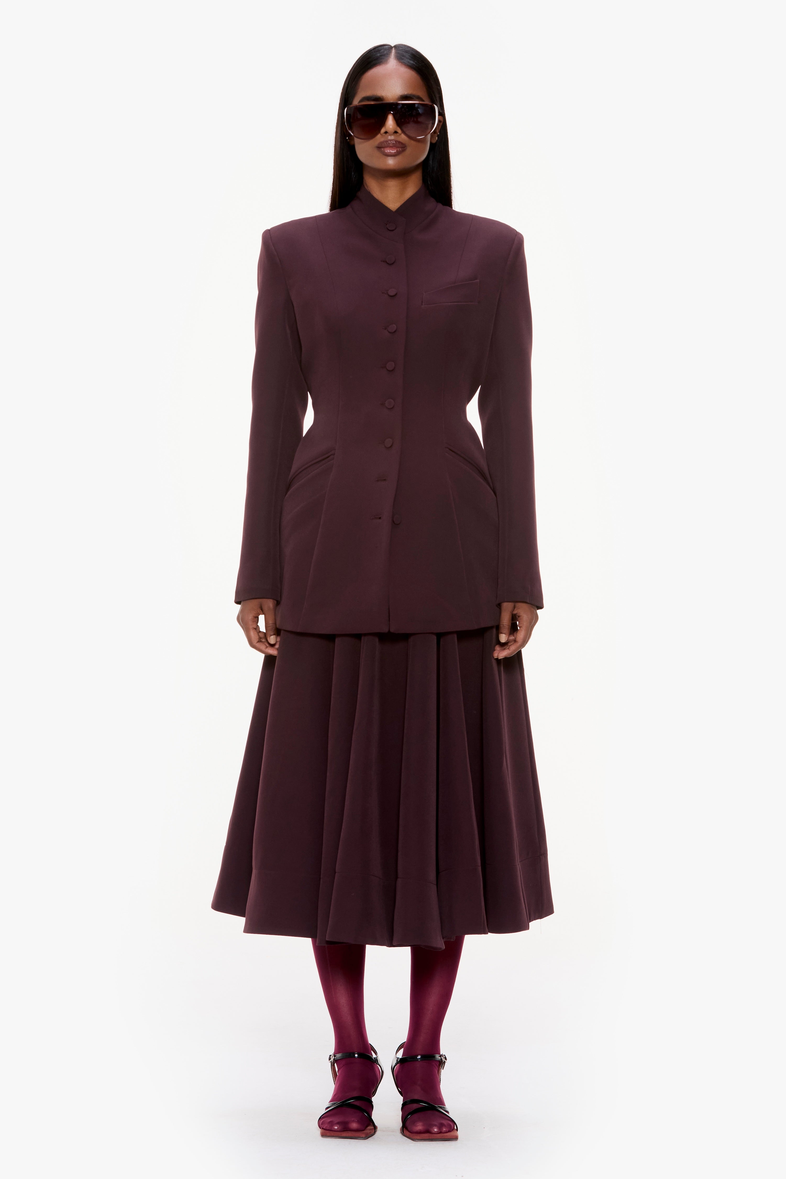 Fig Sculptural Skirt Suit – Qua